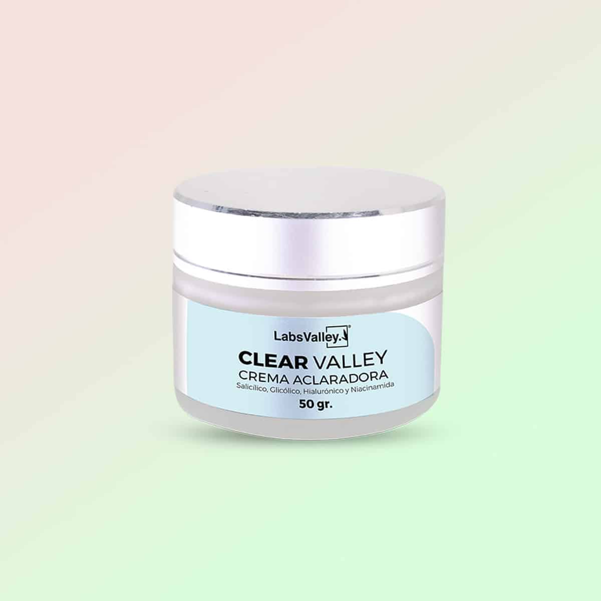 Crema Aclaradora Anti Manchas Clear Valley – Labs Valley